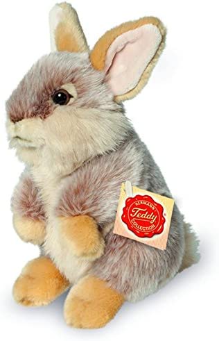 Teddy Hermann 937791 Bunny Sitting Brown 7,9'/20 cm, Soft Toy, Plush Toy | Gifteasy Online