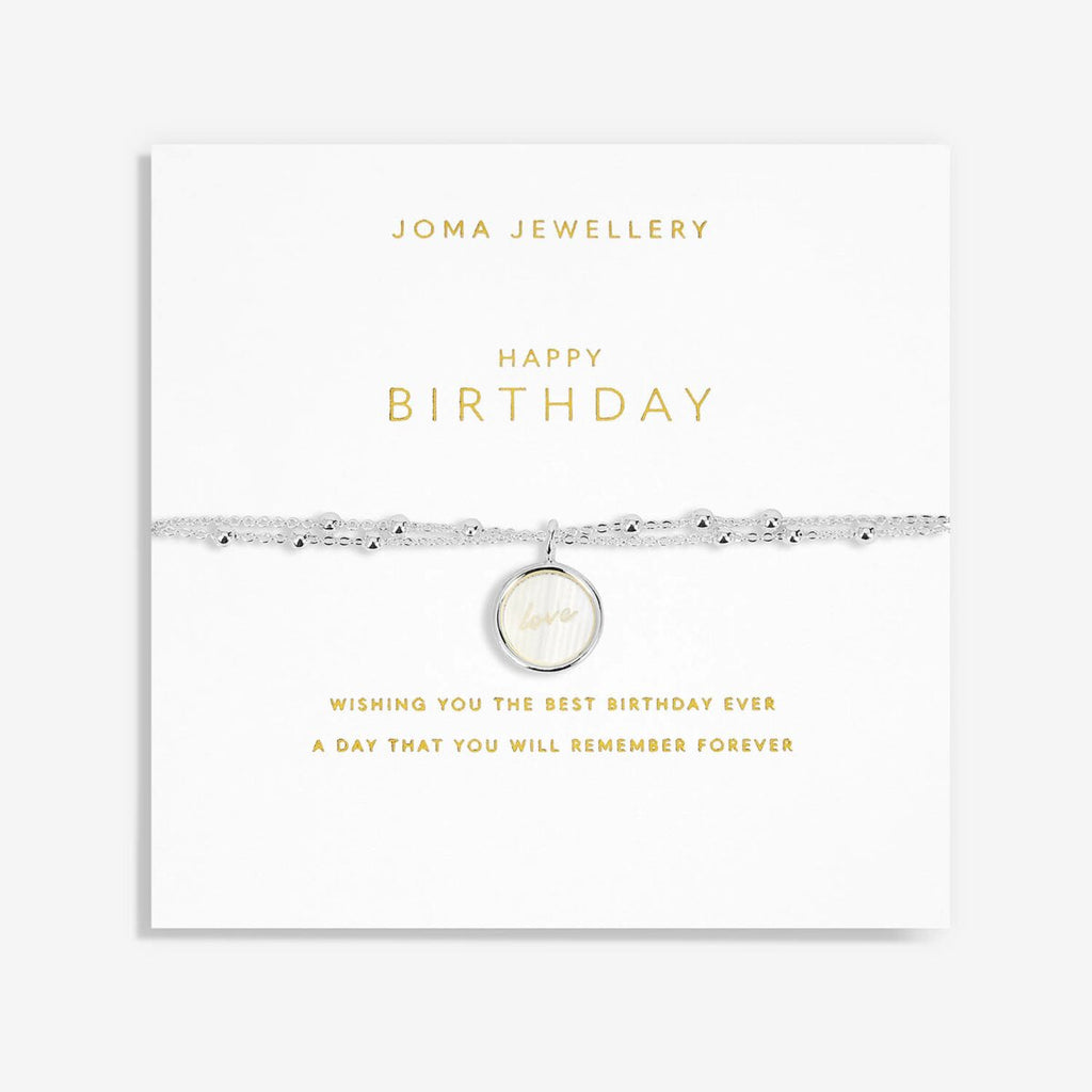 Joma Jewellery My Moments 'Happy Birthday ' Bracelet | Gifteasy Online